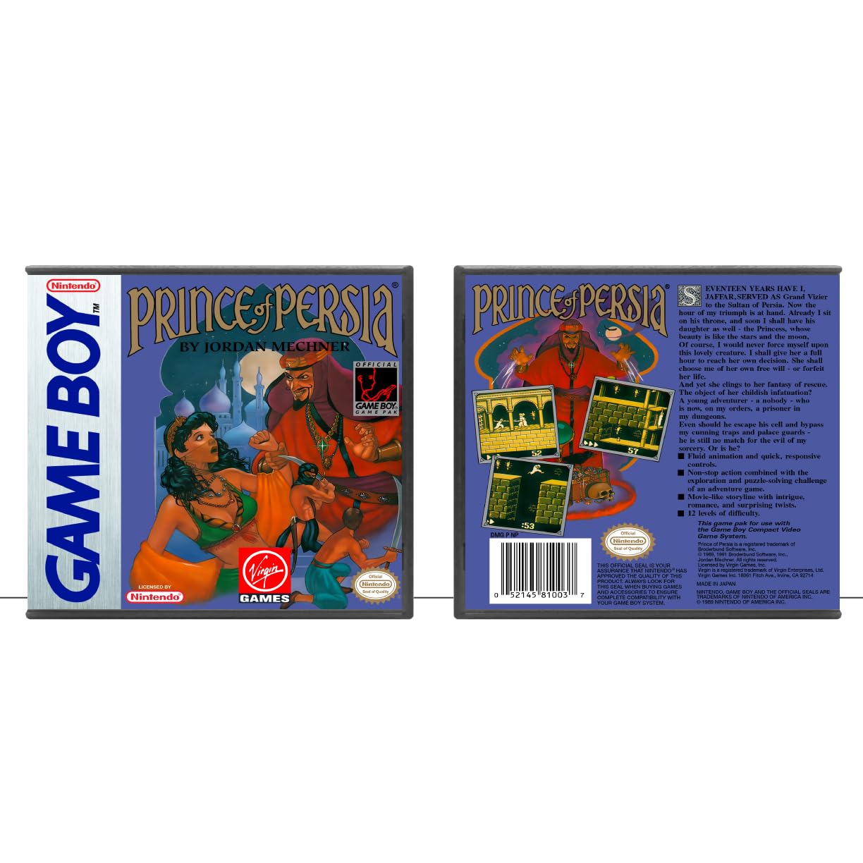 Prince of Persia | (GB) Game Boy - Game Case Only - No Game