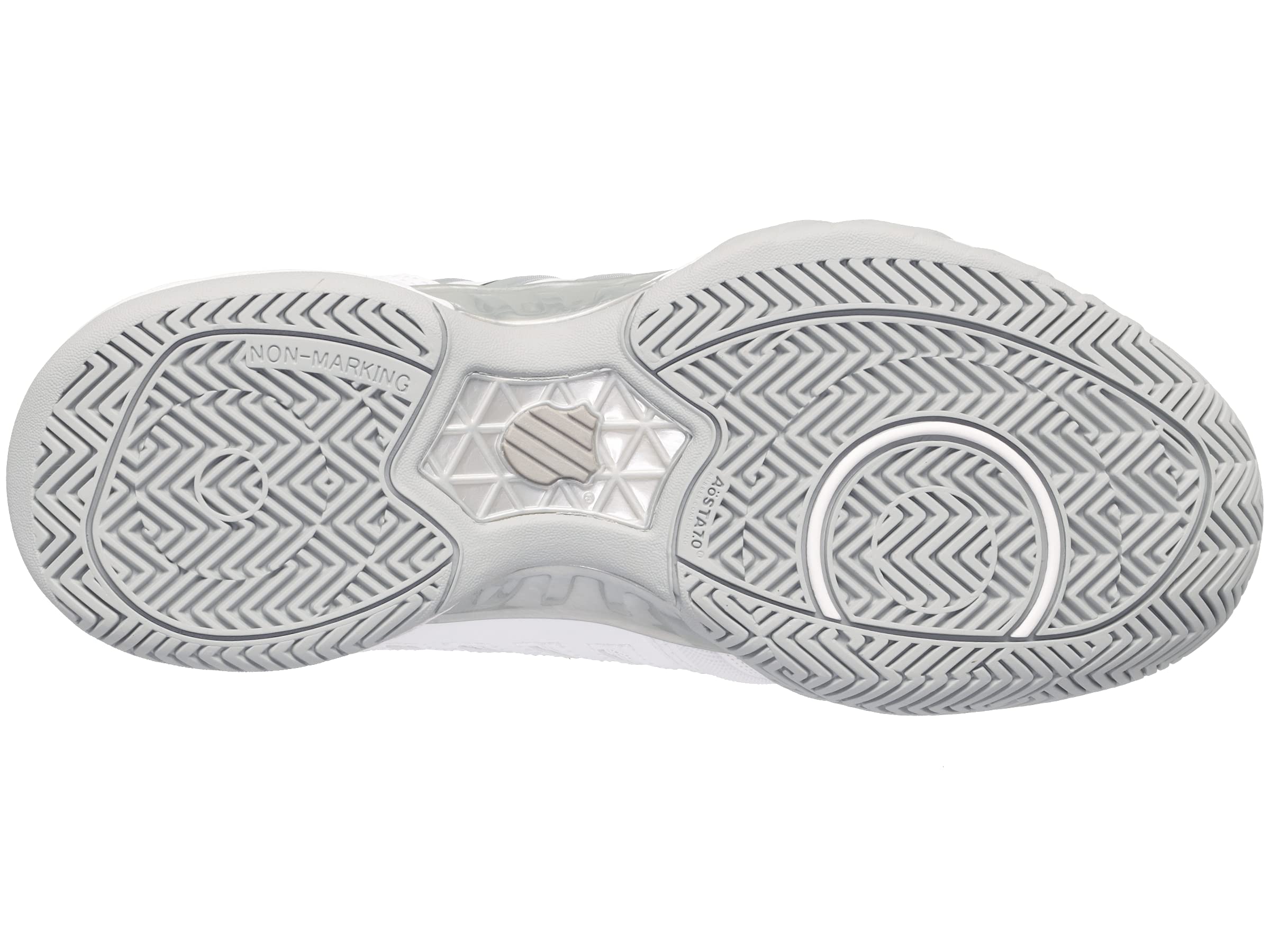 K-Swiss Men's Bigshot Light 4 Tennis Shoe, White/Highrise/Black, 11.5 M