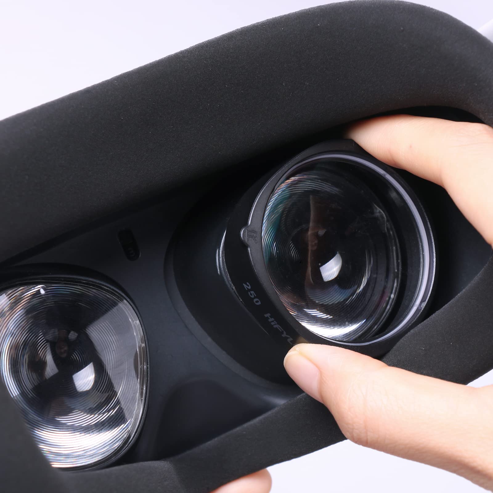 Myopia Glasses for Oculus Quest 2 Virtual Reality Games Headset Nearsighted Glasses VR Accessories Lens Cover Protector Frame (-4.0D)