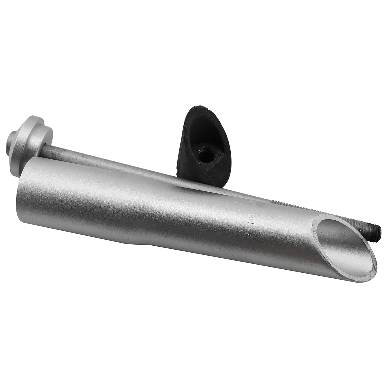 LQ Industrial Bicycle Stem Riser Adapter Aluminum Headstock Vertical Core 25.4mm Silver for Mountain Bike