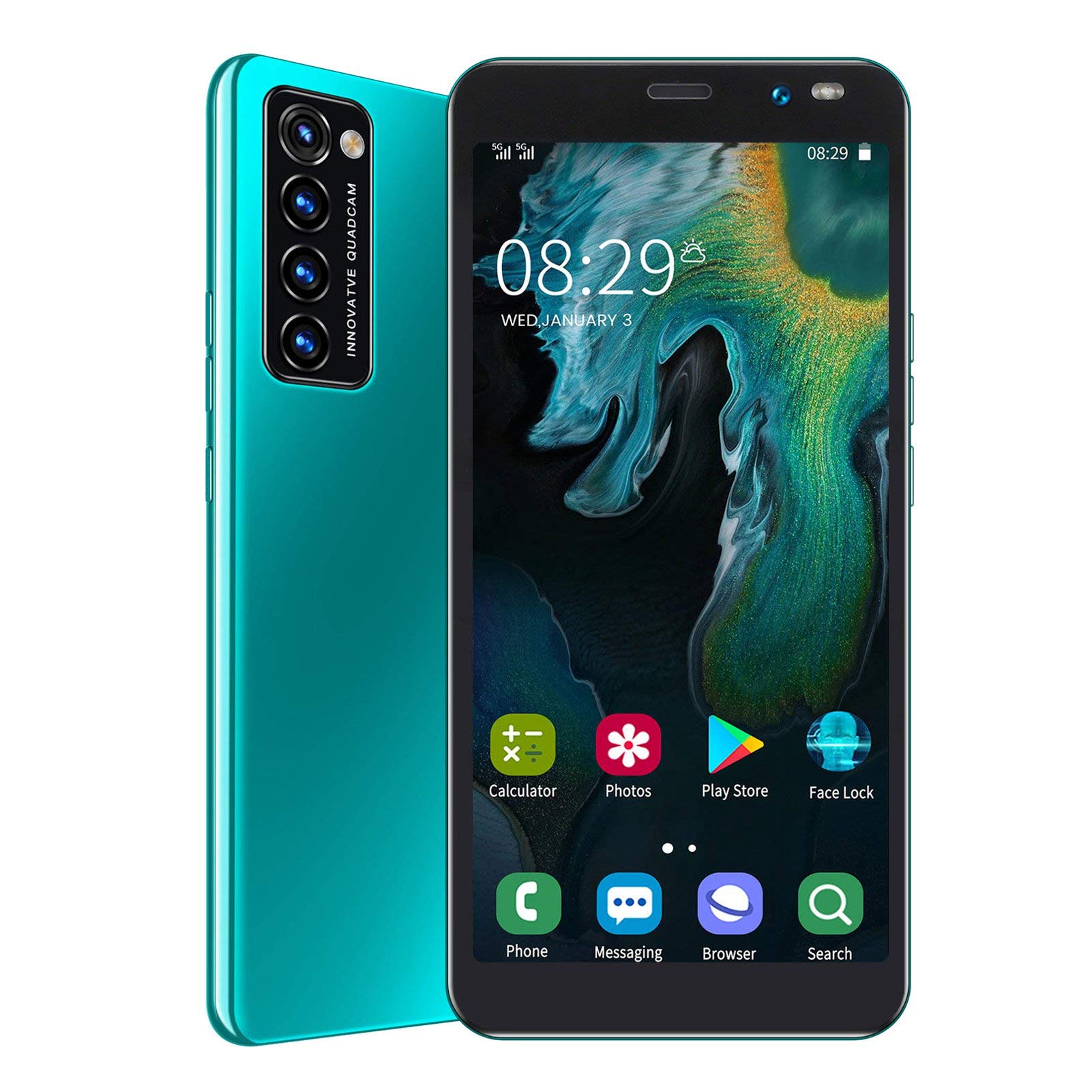 LANDVO Rino4 Pro 5.45 Inch Face Unlock Dual Card Dual Standby Smartphone 512MB + 4GB (Green)