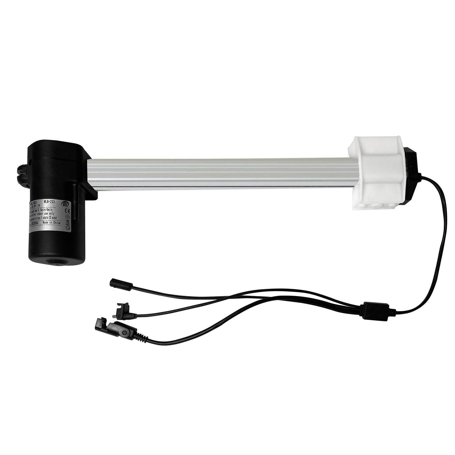 Kroshine Power Recliner Motor Replacement with Cord Model ML8-233 Linear Actuator for Sofa Lift Chair Couch Massage Seat Bed, Aluminum