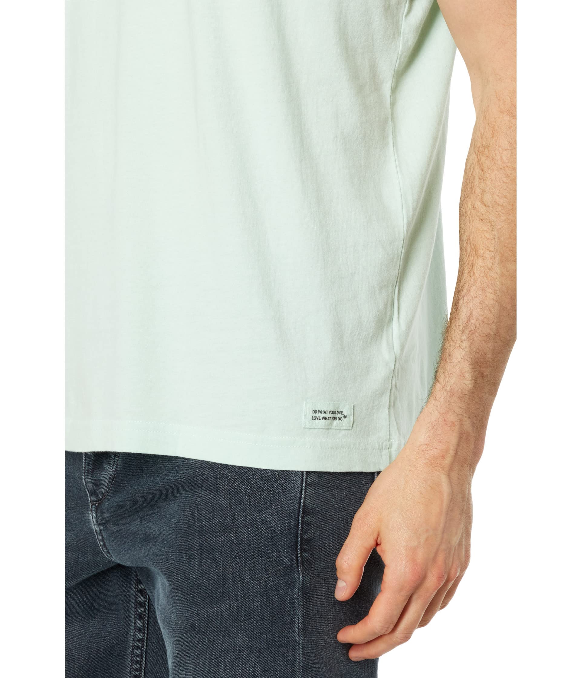 Life is Good Men's Peace Out Tee, Sage Green, XL