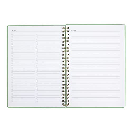 Letts Celebrate Weekly/Monthly Planner, 12 Months, January to December, 2024, Gold Twin-Wire Binding, A5 Size, 8.25" x 5.875", Multilingual, Mint (C082187-24)