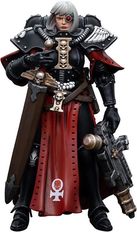 JOYTOY Warhammer 40K 1/18 Action Figure Adepta Sororitas Battle Sister Kassia Model Figure (4.1Inch)