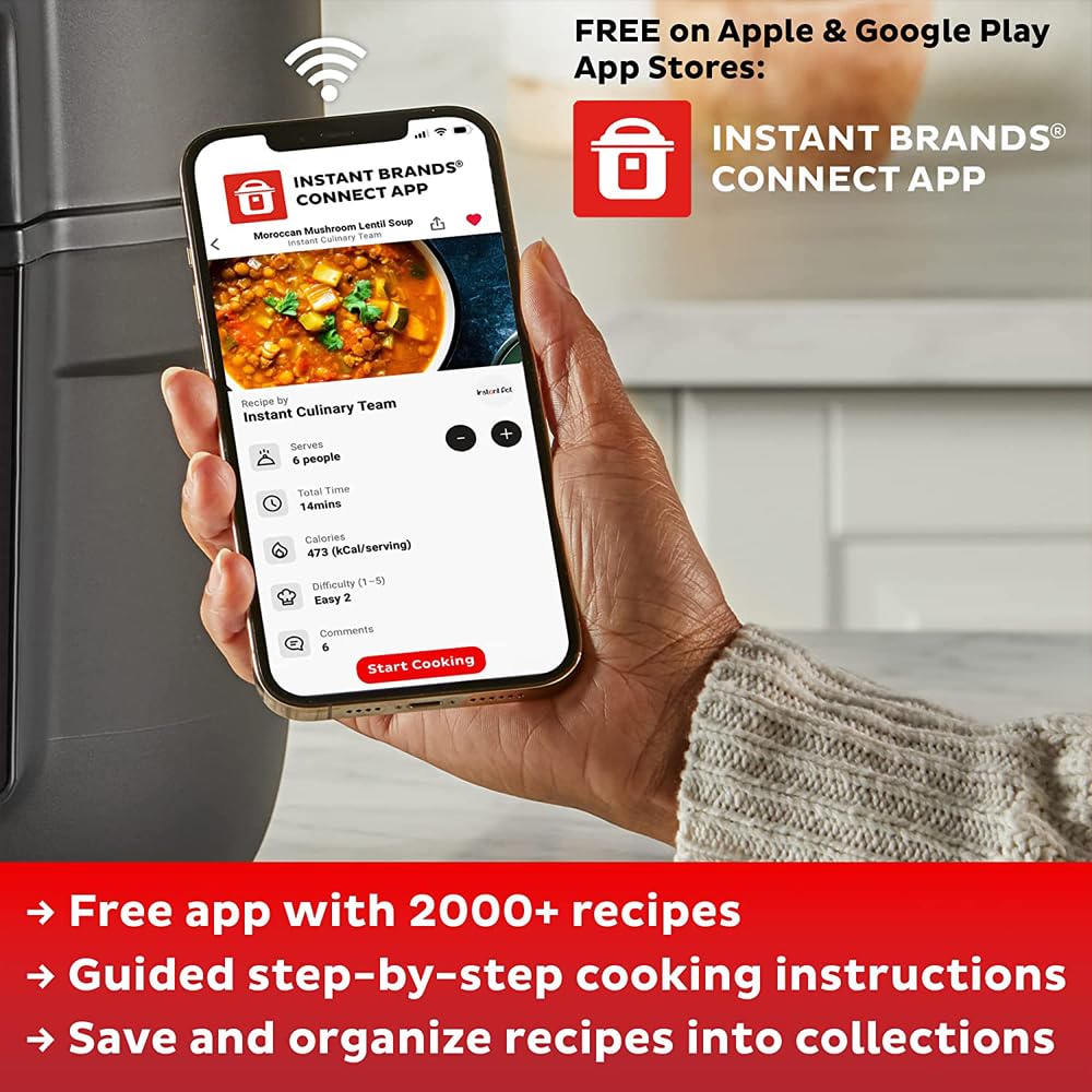 Instant Pot 072-10-4433 Duo Plus 9-in-1 Electric Pressure Cooker 6 Quart Stainless Steel (Renewed) Bundle with 2 YR CPS Enhanced Protection Pack