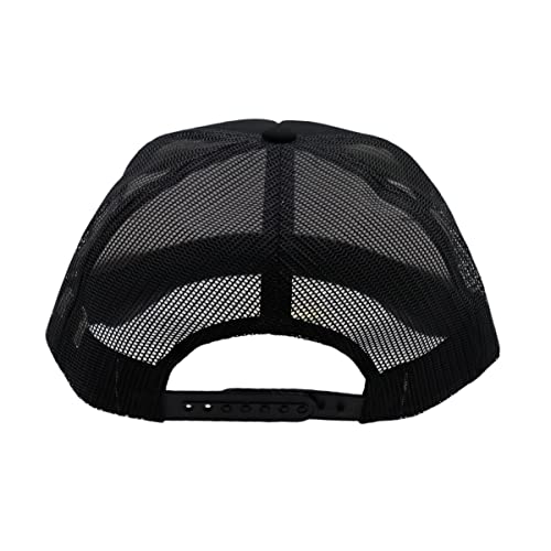 MU:KA: Foam Front Rope Trucker Hats Women Men Streetwear Trucker Hat Mesh Back Baseball Cap Adjustable Snapback (Only God (Black))