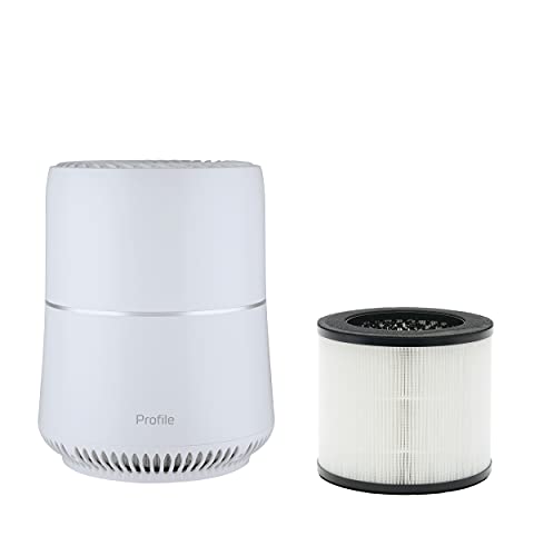 Profile Air Purifier | Removes Allergens, Odors & Other Impurities | Complete With Air Quality Sensor for Auto Fan Adjustment & Child Lock | Low Volume | Perfect for Small Rooms | White