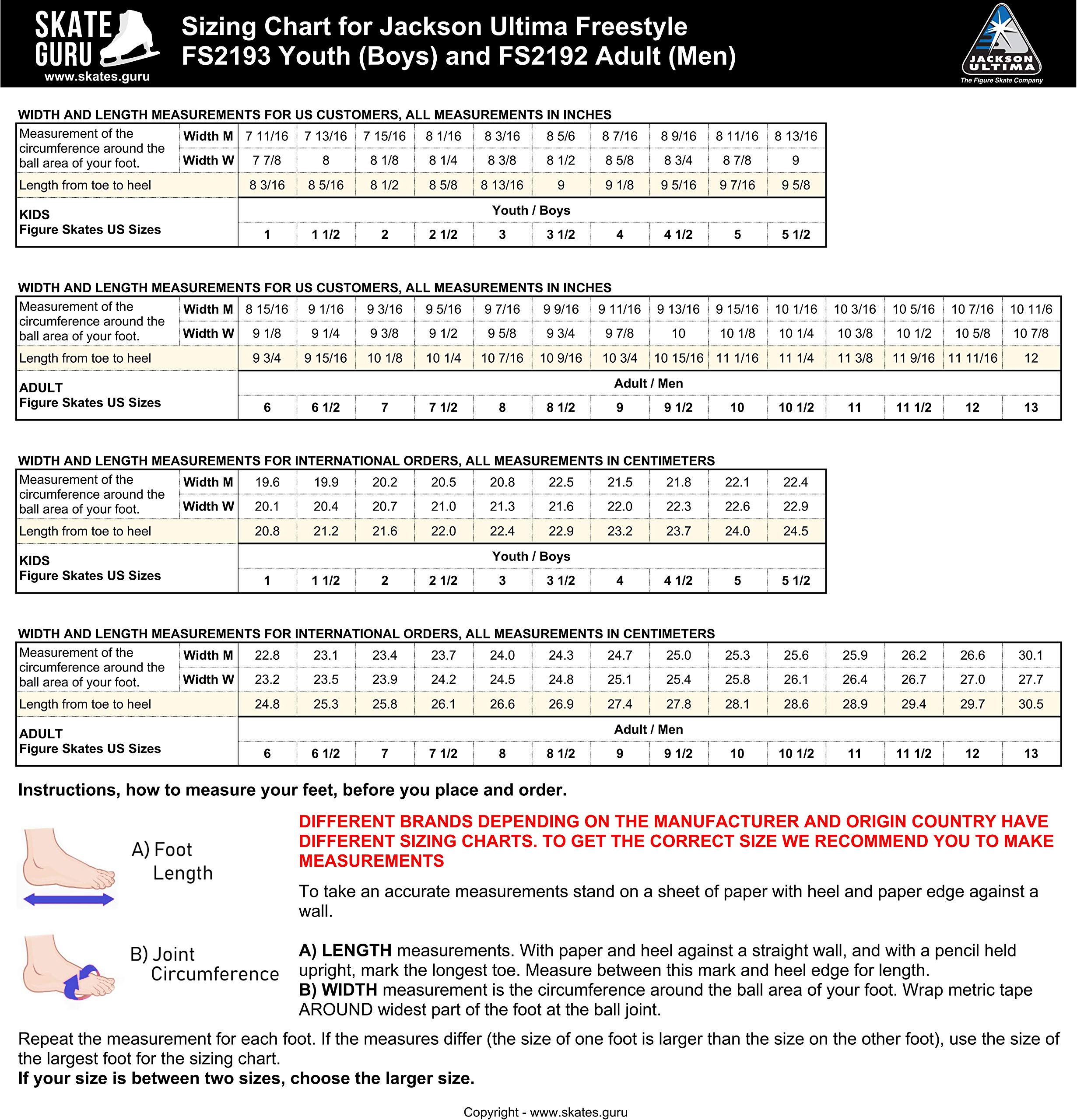 Jackson Ultima Fusion Freestyle with Mark II Blade FS2192 / Figure Ice Skates for Men Width: M-Medium/Size: Adult 8.5