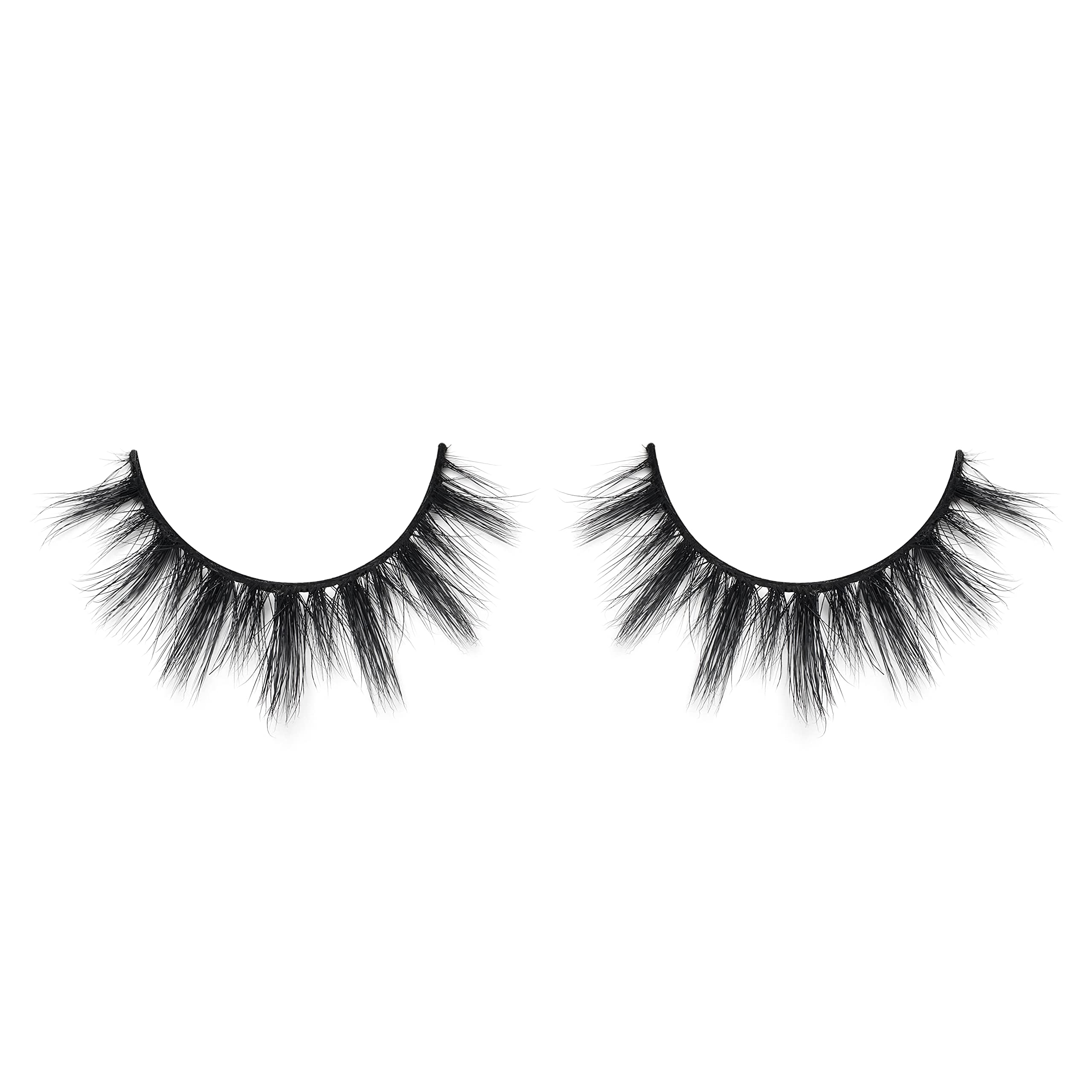 Lilly Lashes Everyday Miami Faux Mink Lashes False Eyelashes Natural Look Faux Wispy Lashes Mink Natural Lashes Short Lashes Round Shaped 13 mm Length Reusable Up to 20 Times