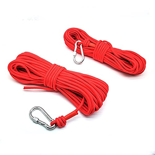 MEFESE New Fishing Magnet 15/10 Meters Nylon Braided Heavy with Safe Lock Diameter 4Mm Safe and Durable
