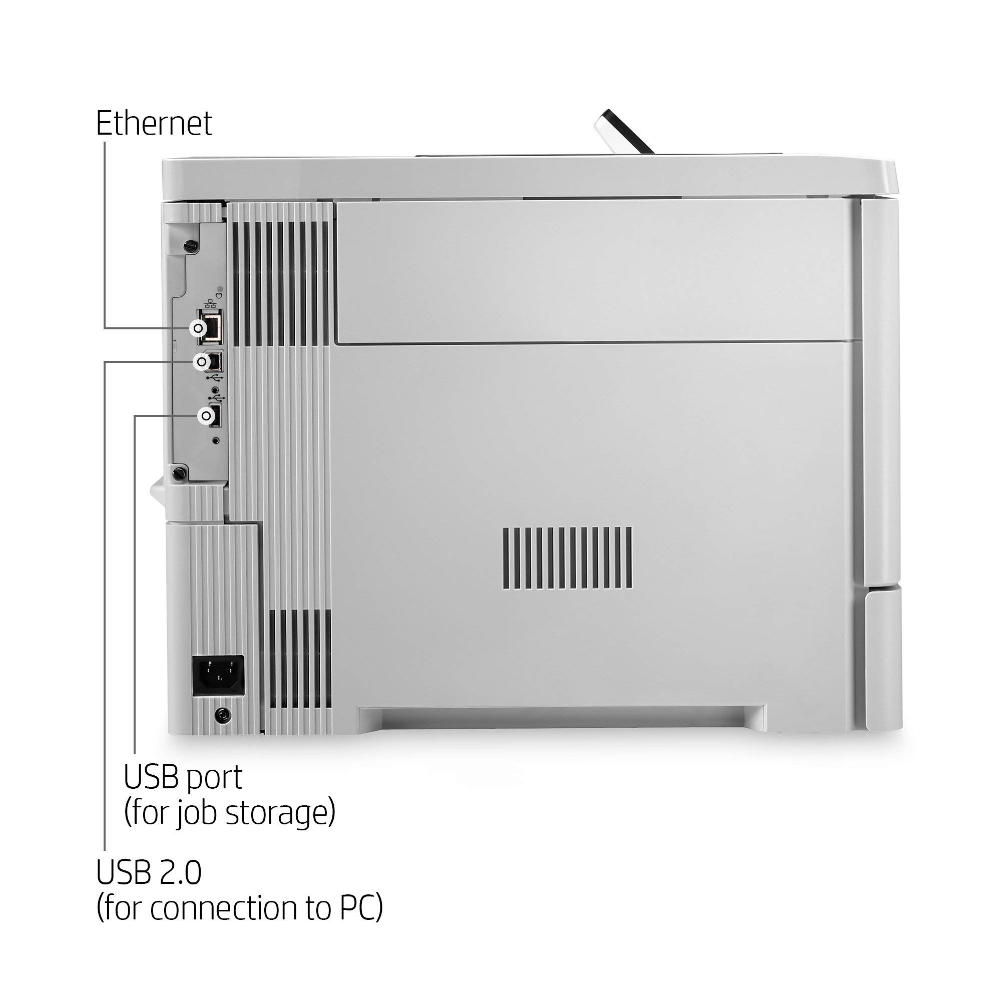 HP LaserJet Enterprise M553n Color Laser Printer with Built-in Ethernet (B5L24A) (Renewed)