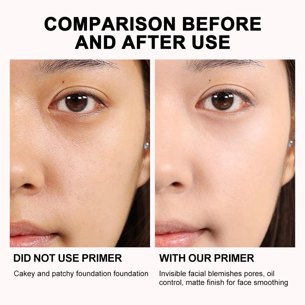 Hydrating Face Primer,Pore Filler Blurring Primer Pore Minimizer and Hides Wrinkles and Fine Lines Moisturizes Primes