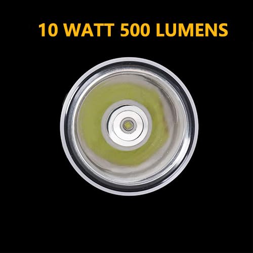 KunHe Heavy Duty 2 D Cell Battery LED Big Flashlights High Lumens Single Mode Flashlight, Aluminum, Ourdoor, Emergency, Power Outage Supplies