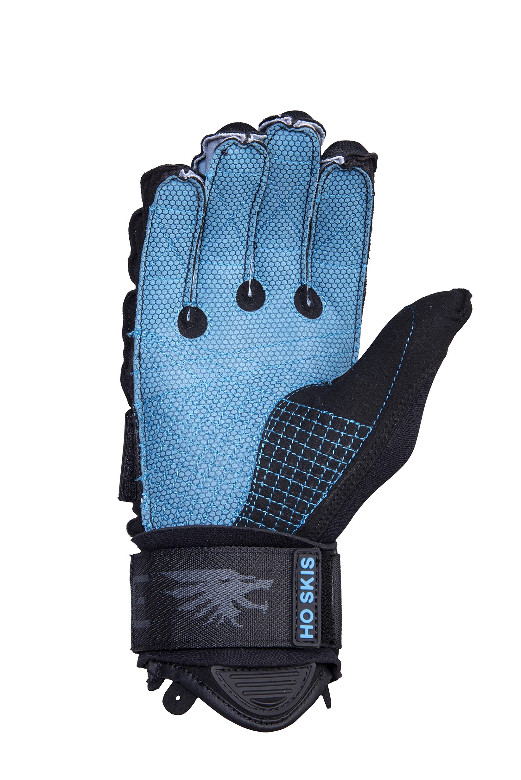 HO Syndicate Legend Inside Out Mens Waterski Gloves Black/Blue Sz M
