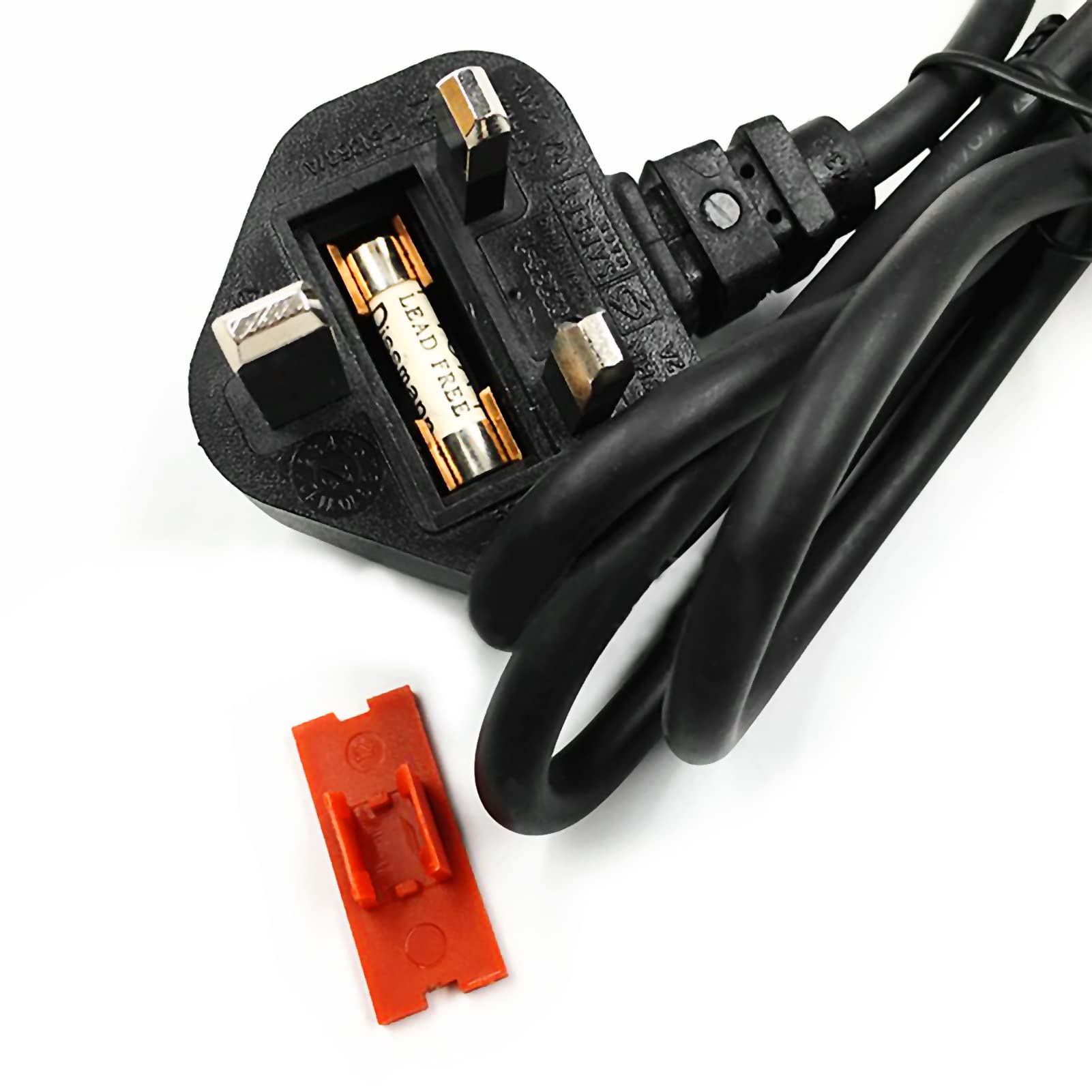 New for PS4 Power Cord AC Adapter Cable UK HK Plug Replacement, Compatible with for Playstation 3 5 4 Pro PS5 PS3 Video Game Consoles, 1M BS Power Supply Powercord Connections Wire Accessories