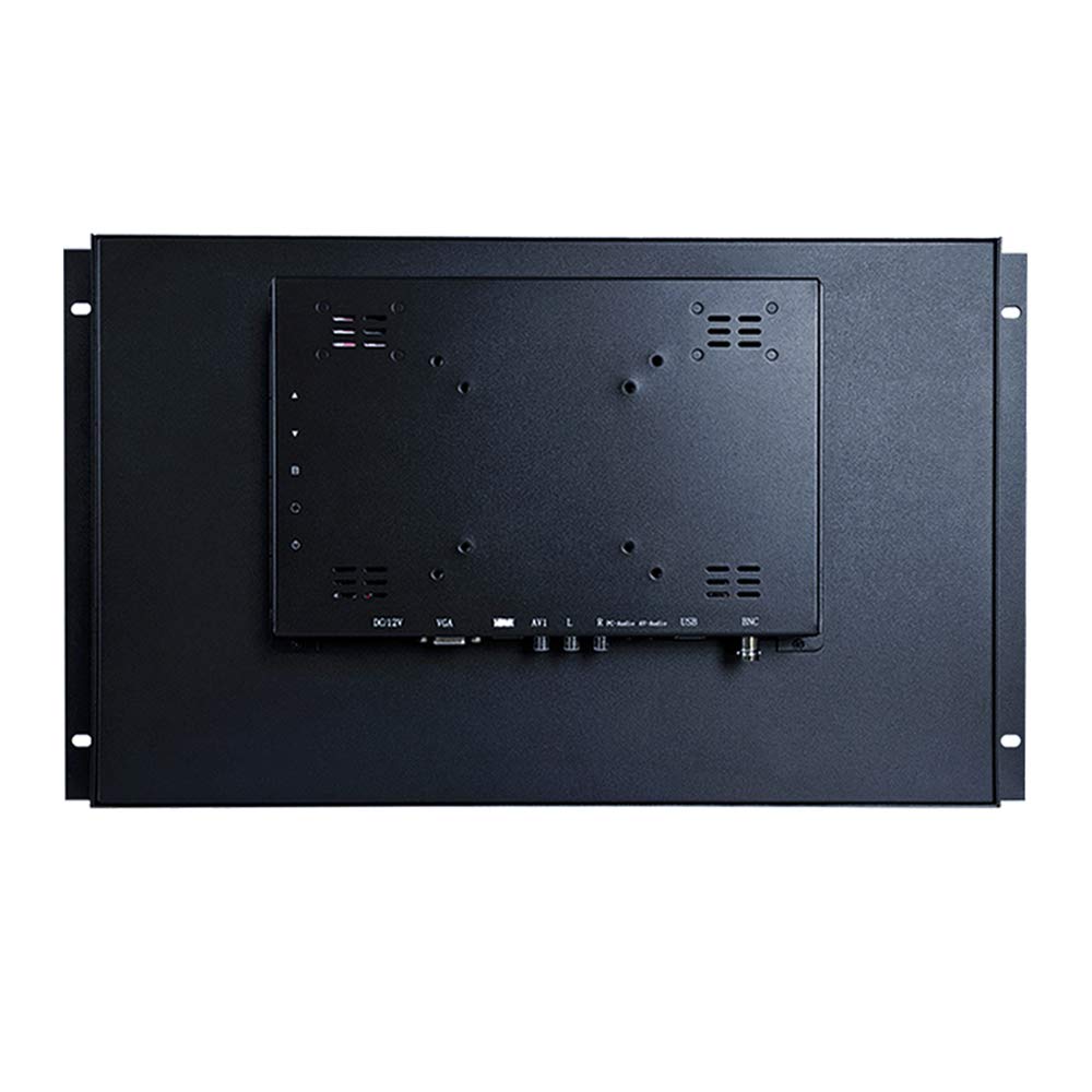 iChawk 17.3'' inch PC Monitor 1920x1080 16:9 Widescreen AV BNC HDMI-in VGA Embedded Open Frame Wall-Mounted Built-in Speaker Remote Control LCD Screen Display Pluggable U-Disk Video Player K173MN-59