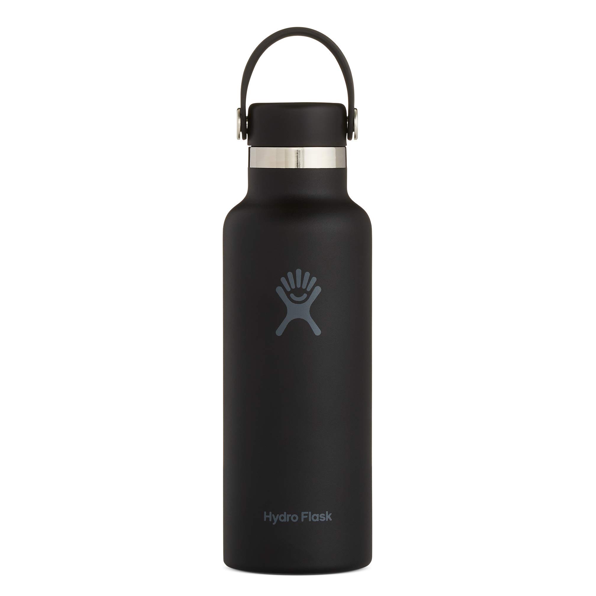 Hydro Flask Skyline Series Water Bottle, Flex Cap - 18 oz, Black