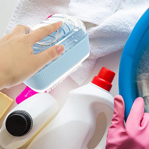 LIFKOME Foaming Soap Box with Soap Dish Multifunctional Soap Box Holder with Roller Brush Soap Tray Soap Saver Case for Travel Bathroom Kitchen Soap Storage Laundry Box