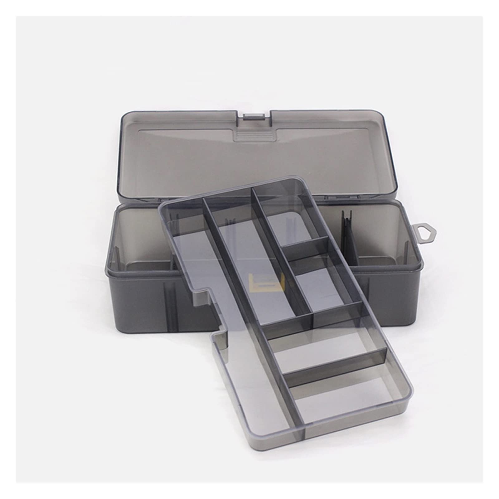 MEFESE Fishing Tackle Box Multi-Division Dual Layer Bait Lure Hook Case Storage Boxes Supply Organizer Accessory Large Capacity