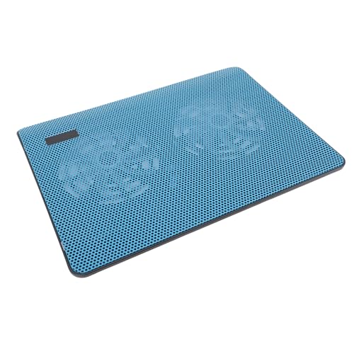 Jauarta Laptop Cooling Pad Laptop Cooler Dual Fan Low Noise Operation 1.5mm Hole Diameter Laptop Gaming Accessory for Within 17in