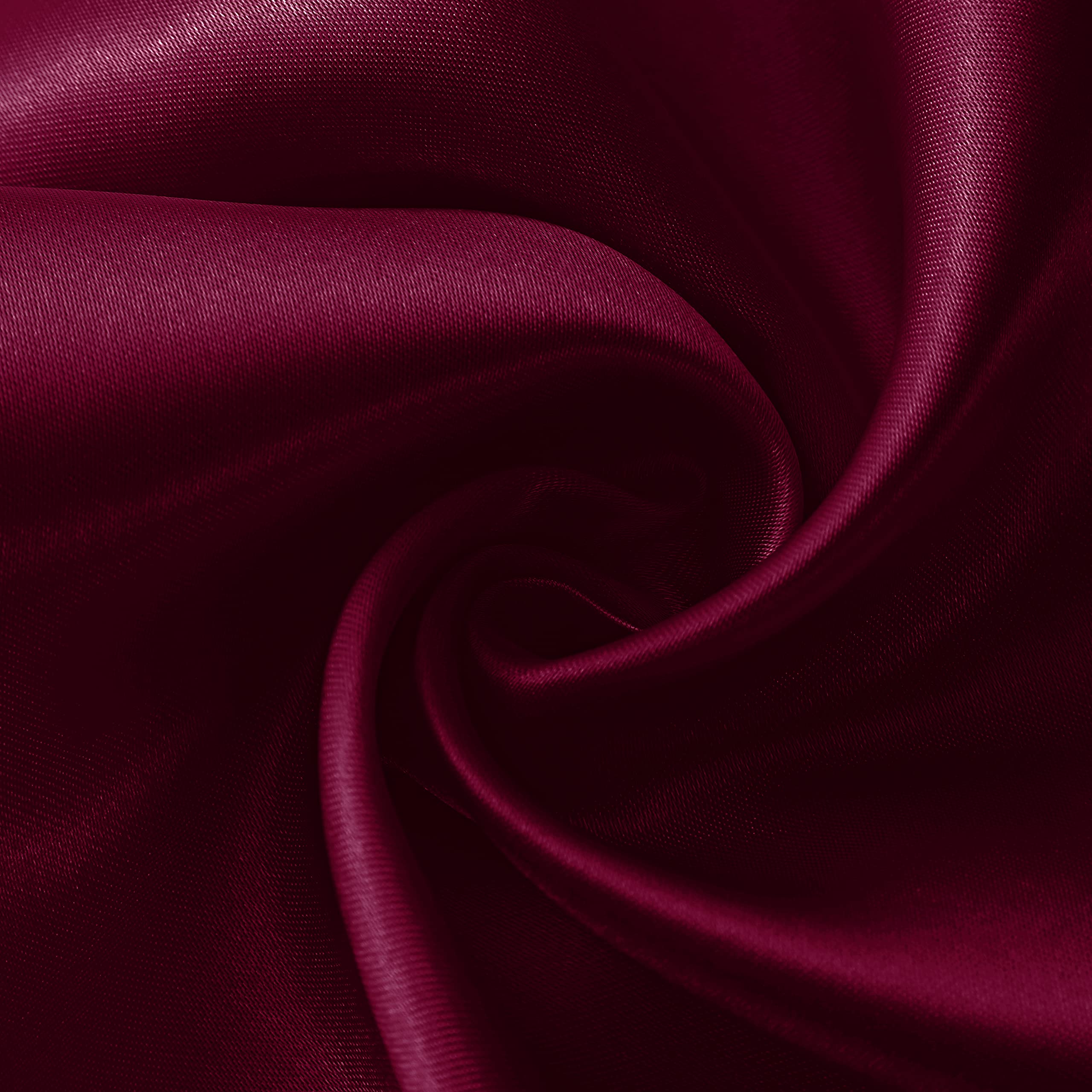 Horbaunal 12 Pack Burgundy Satin Table Runner 12 x 108 Inch, Smooth Table Runners for Wedding Banquets Birthday Party