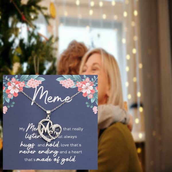 Lywjyb Birdgot Meme Gift Best Meme Ever Grandma Gift Birthday Gift Ideas for Grandma (Meme ne card sliver)