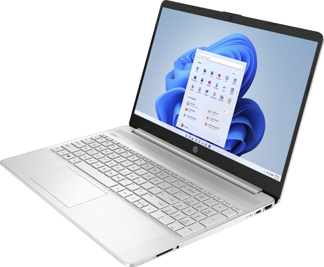 HP Pavilion 15.6'' HD Touchscreen Laptop, Dual Core Intel i3-1115G4 (Up to 4.1GHz), UHD Graphics, 8GB RAM, 256GB SSD, Webcam, WiFi, Fast Charge, Long Hour Battery, HubxcelAccessory, Natural Silver