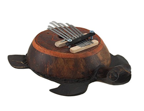 Hand Carved Sea Turtle Thumb Piano Karimba