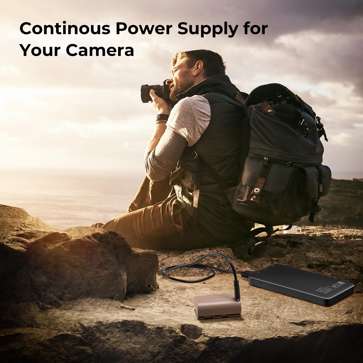 K&F Concept 2 Pack LP-E6NH Battery Replacement with Type-C Charging Port for Canon EOS 90D 80D 70D 5D Mark II III IV 5DS SR 6D 6D Mark II R5 R6 R6 II R7, 2250mAh