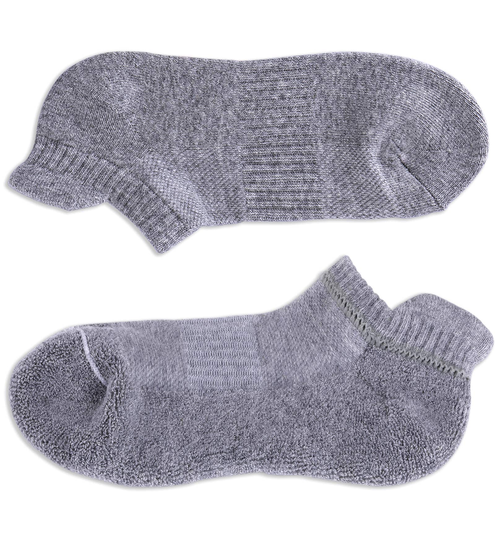 IDEGG 8 Pairs Ankle Performance Athletic Running Socks Low Cut Sports Tab Socks for Women and Men