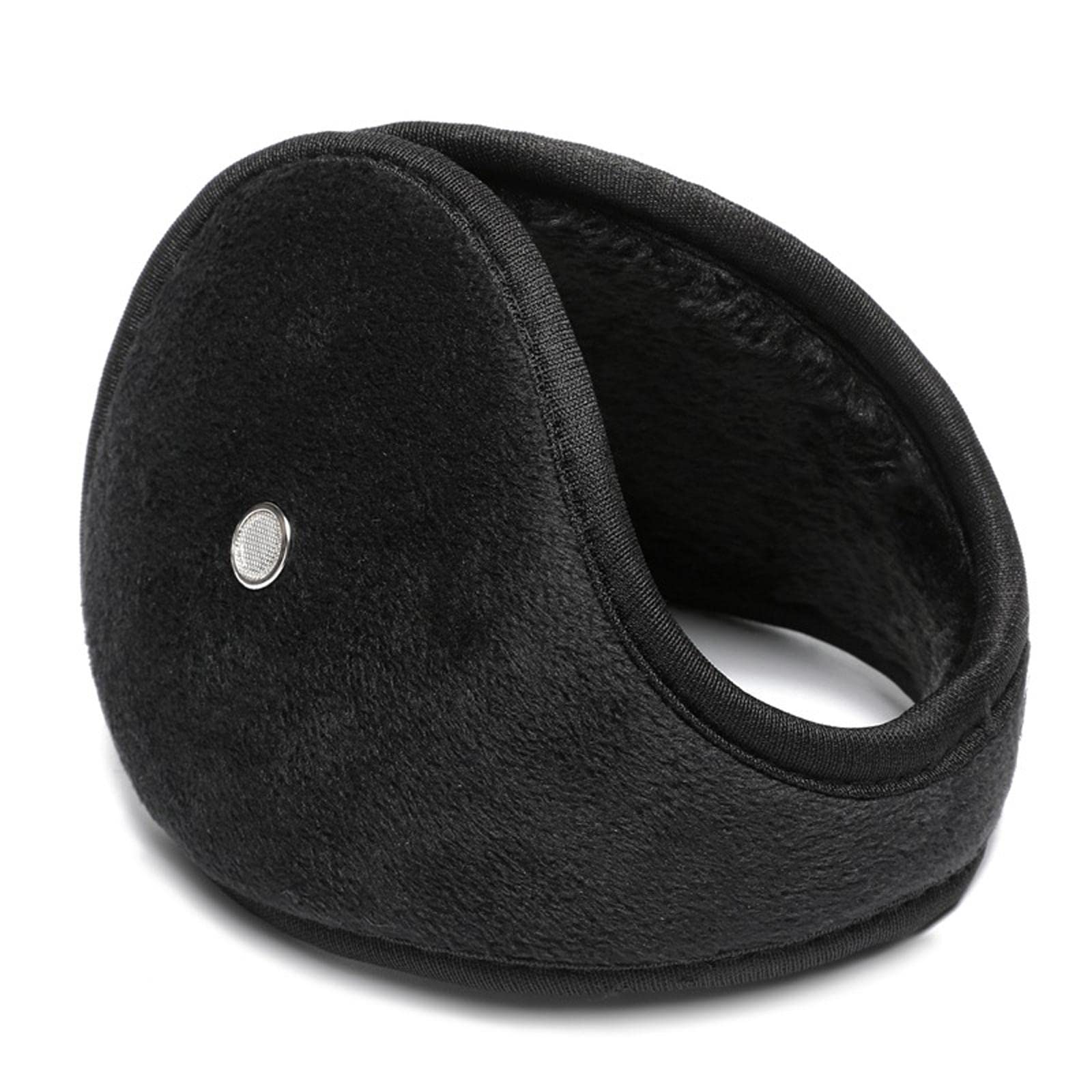 Men Winter Earmuffs with Earphone Cover Built-in Receiver EarMuffs Headphones Thicken Soft Plush Warm Earmuff Warmer