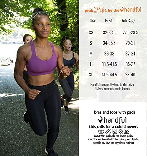 Handful Women's Y-Back Sports Bra Black