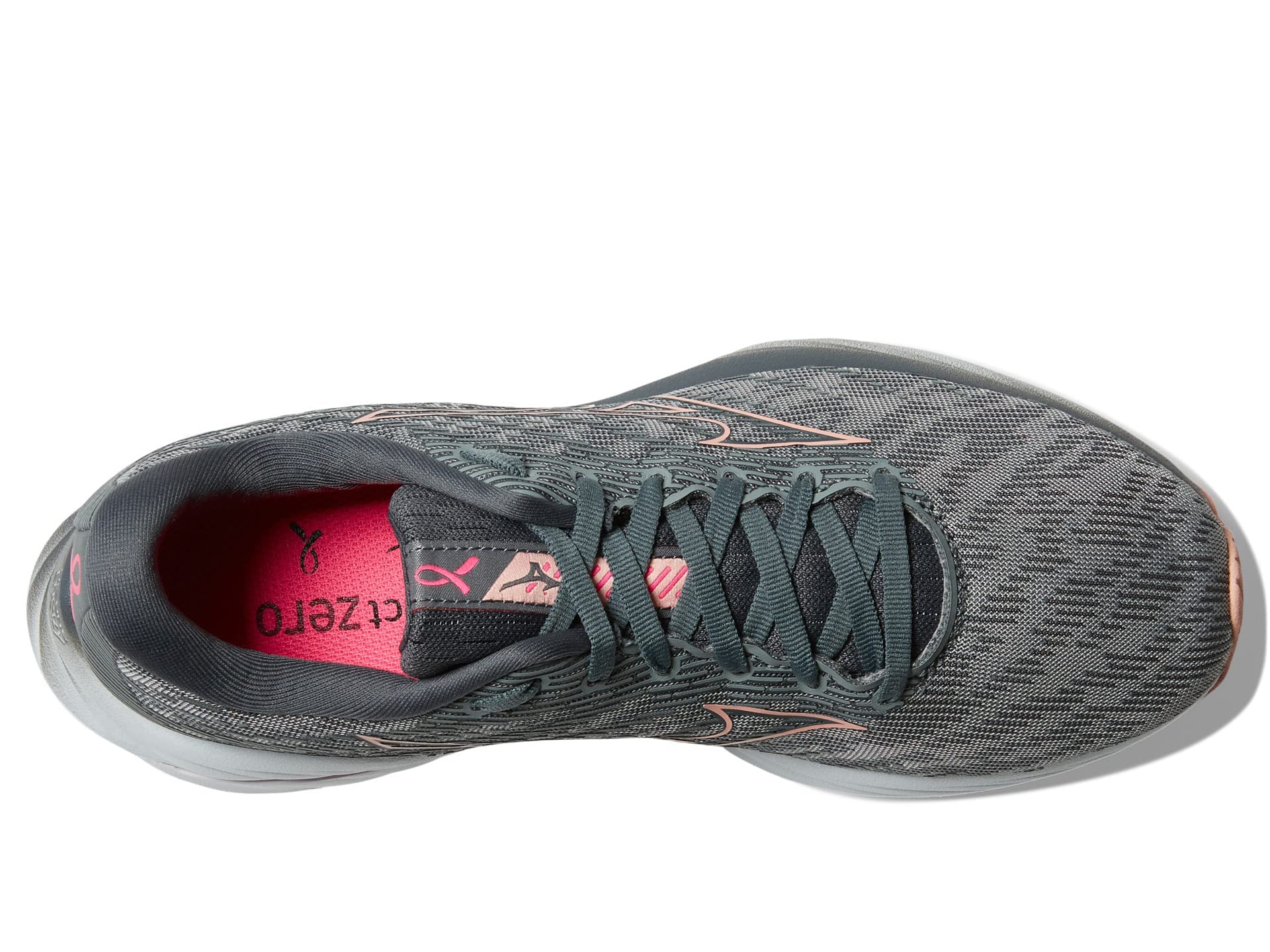 Mizuno Wave Rider 26 Project Zero Ultimate Grey/Peach Bud Women's 9.5 B (M)