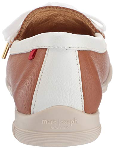 MARC JOSEPH NEW YORK Women's Golf Leather Made in Brazil Liberty Performance Fashion Shoe Moccasin, tan Grainy, 10 B(M) US
