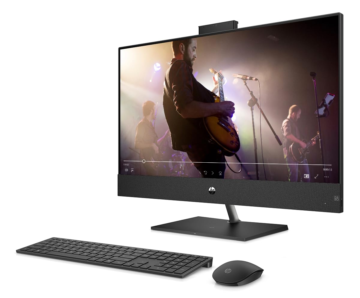 HP Pavilion 27 Touch Desktop 4TB SSD 64GB RAM Win 11 PRO (Intel Core i7-13700K Processor w/Turbo Boost to 5.40GHz, 64 GB RAM, 4 TB SSD, 27-inch FullHD Touchscreen) PC Computer All-in-One