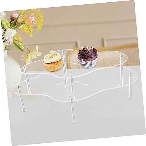 IFANLANDOR 1 Set Dessert Stands Treat Stands for Dessert Table Decorative Frame 7c Acrylic Cake