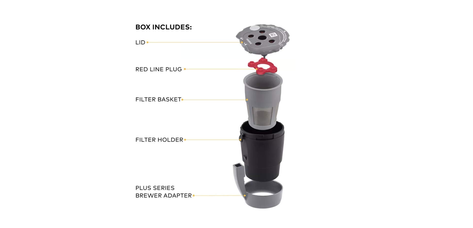 Keurig K-Duo Plus Drip Coffee Machine, Black 12 Cups Programmable & Keurig Plastic My K-Cup Universal Reusable Filter Multistream Technology, Pack Of 1