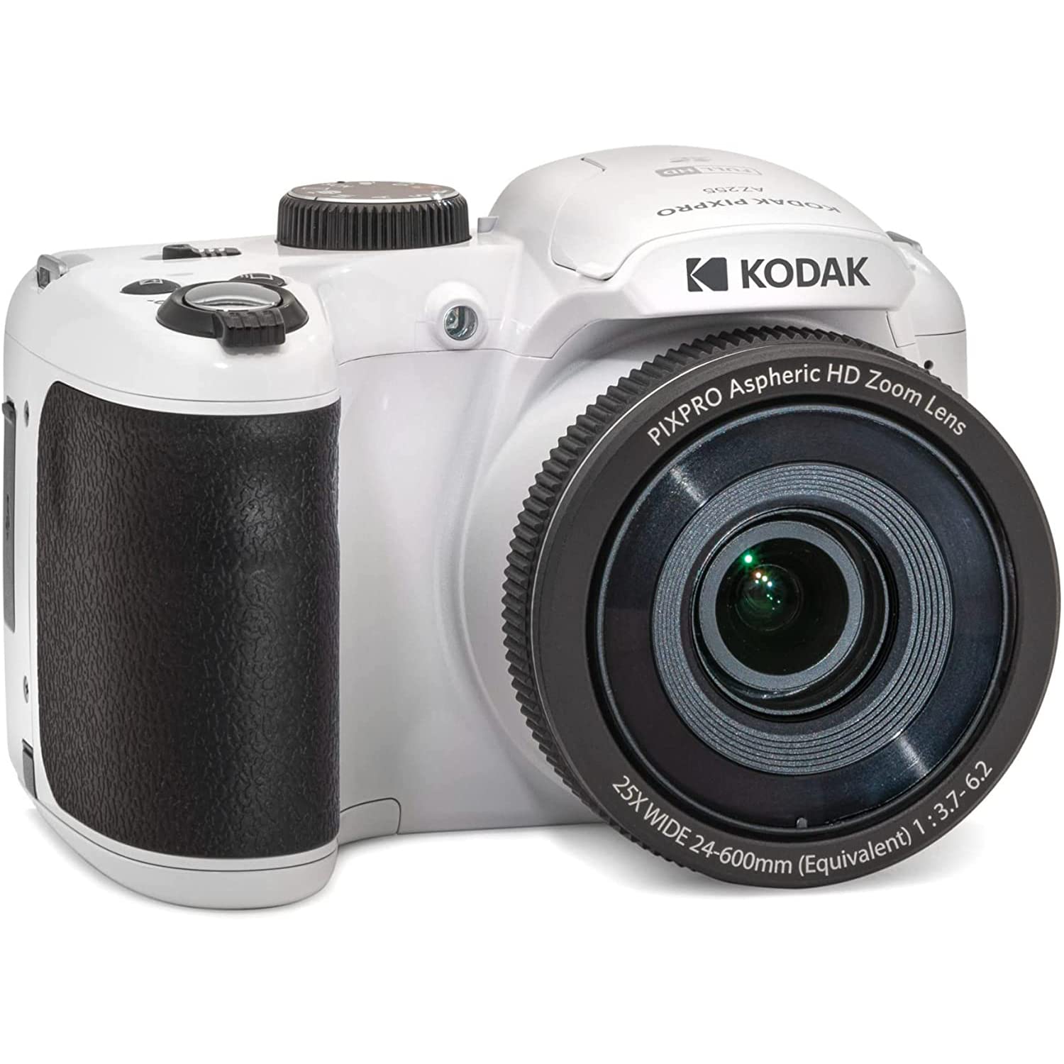 Kodak PIXPRO Astro Zoom AZ255-WH 16MP Digital Camera, 25X Optical Zoom, White Bundle with Lexar 32GB High-Performance 800x UHS-I SDHC Memory Card + Deco Photo Camera Bag
