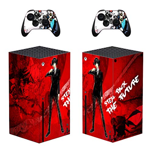 KAJAL MANI X-box-One-Series X Skin Set Phantom Thief of Hearts HD Printing Faceplate Protective for Console, Controller Skin Decal