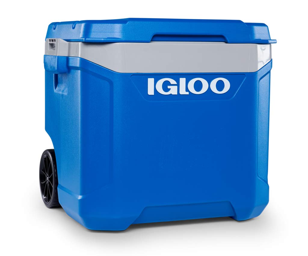 IGLOO Unisex's Latitude 60 Roller Cool Box, 57 Liter, Red, 56 x 47 x 51 cm