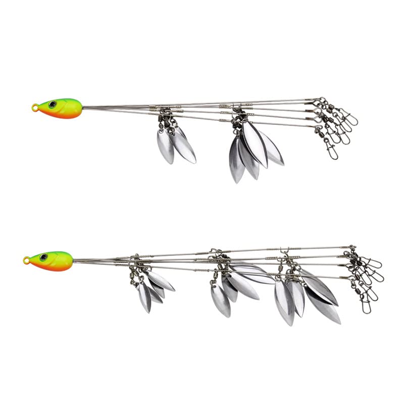 Madi Kay Designs Fishing Gear 阿拉巴马钓组2组3组亮片20cm 23cm群攻钓组