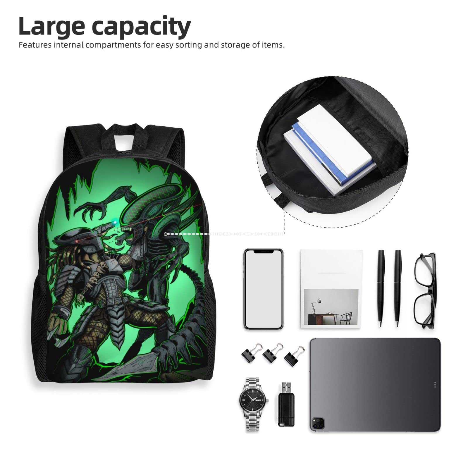 JCAKES Travel Camping Work Backpack for Womens/Mens Gifts Hiking Daypack Fashion Anime Laptops Bag