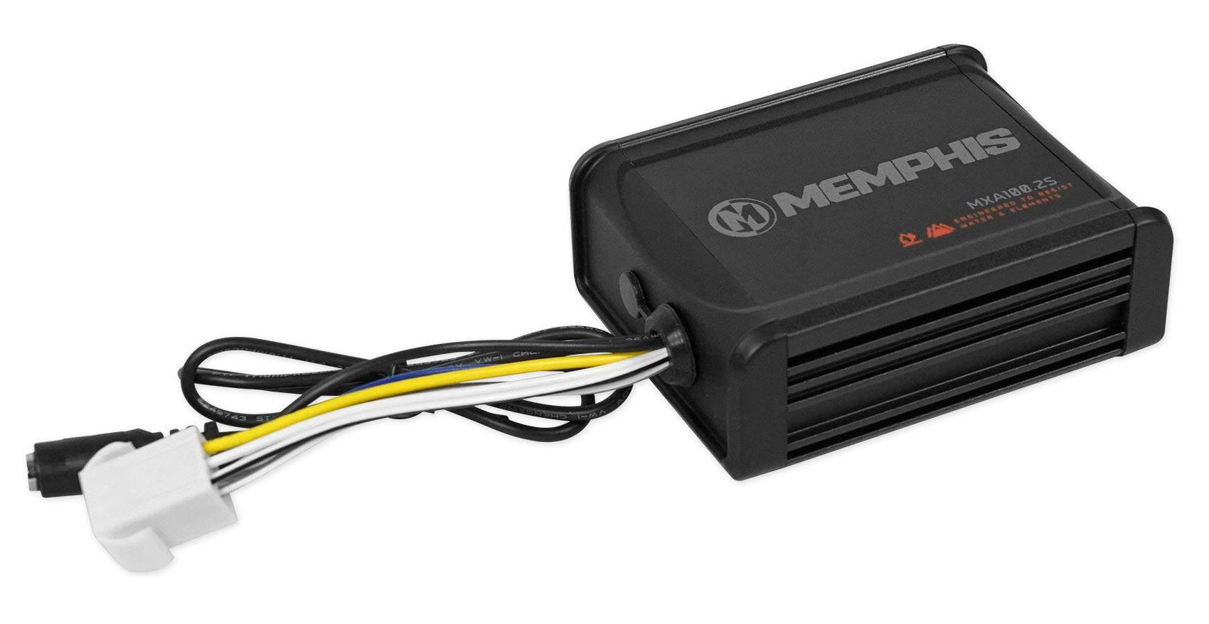 Memphis MXA100.2S 2-Channel 2x50W Marine Grade Construction Amplifier (Renewed)