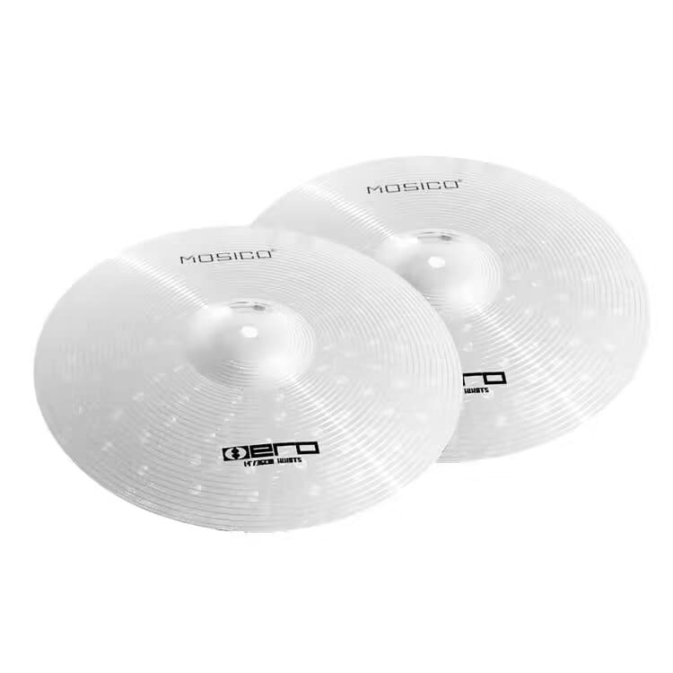 Mosico Cymbal Pack Drum Cymbal Set 14"/16"/18"/20" Free Plus 8“ Golden Splash and Cymbal Bag 6 Pieces Drum Cymbal