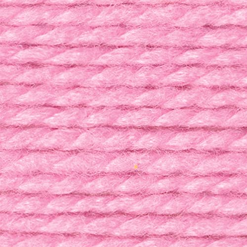 Lion Brand Yarn - Wool-Ease Thick & Quick - Solid Colors - 3 Pack with Pattern Cards in Color - 640-103 (Blossom)