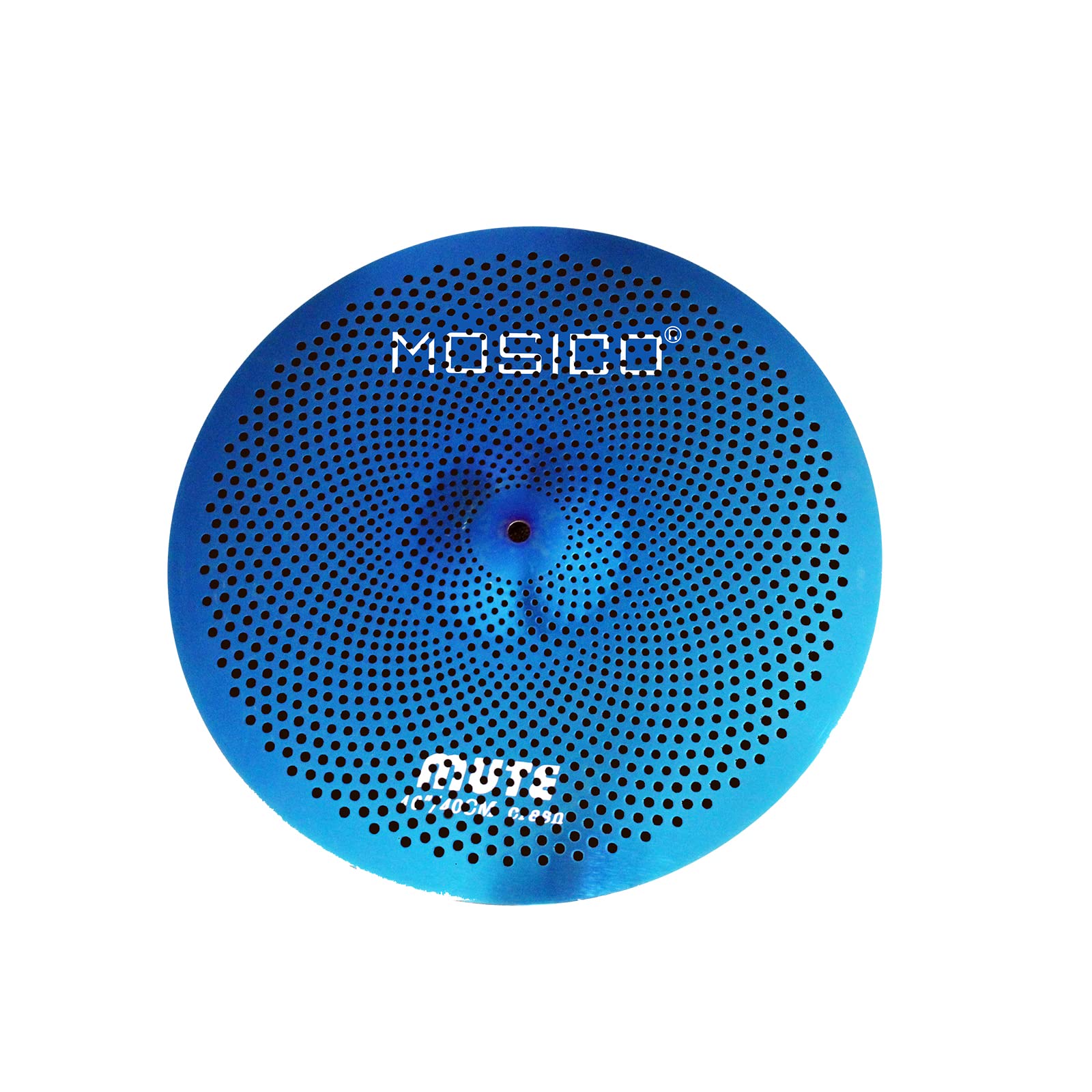 Mosico Low Volume Cymbal Pack with 14"Hi-hats 16"Crash 18"Crash 20"ride Plus a Cymbal bag 5 Pieces Drum Practice Cymbal (BLUE)