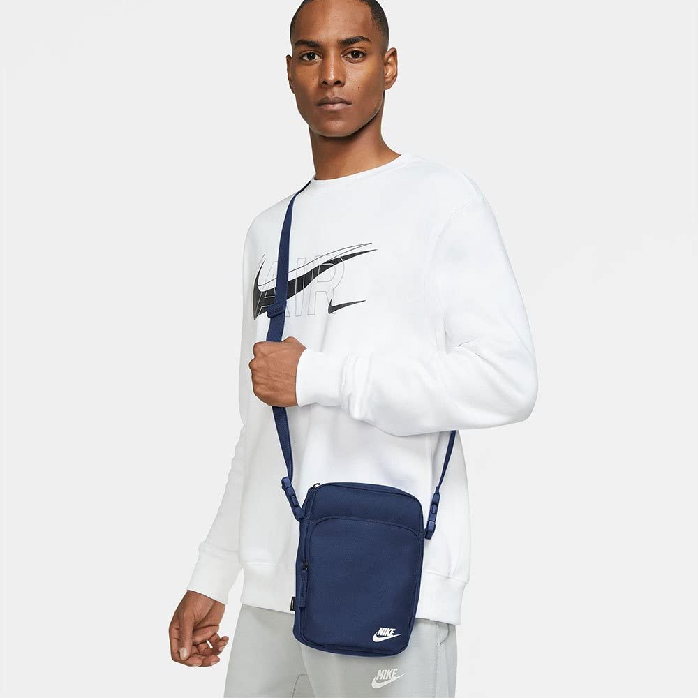 Nike Heritage Crossbody Bag Navy, Navy, 4 Litres