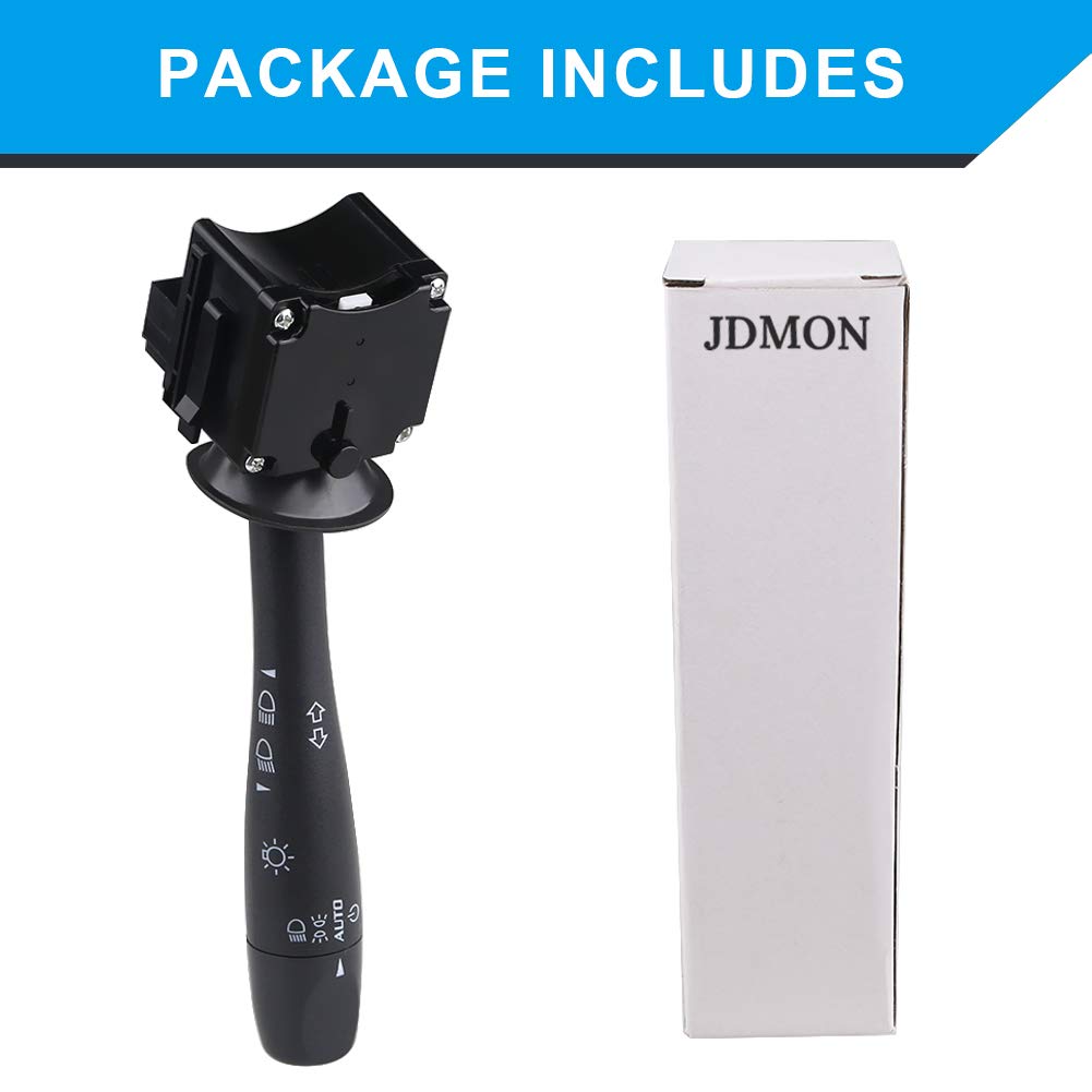 JDMON Turn Signal Switch Compatible with Chevy Cobalt HHR Equinox Pontiac Torrent G5 Saturn Sky 2005 2006 2007 2008 2009 2010 Replace D6254E 20940099 Dimmer Blinker Multifunction Switch