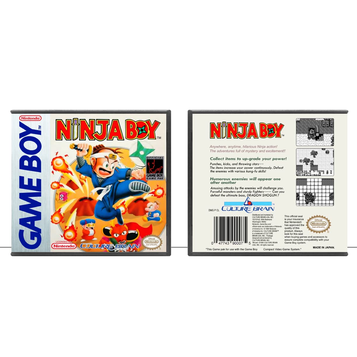 Ninja Boy | (GB) Game Boy - Game Case Only - No Game